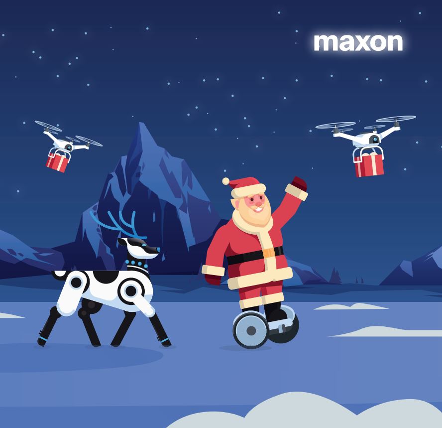 Feliz Navidad maxon