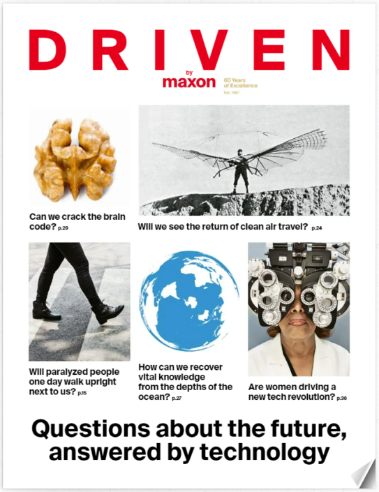 Nueva edición de la revista Driven de maxon